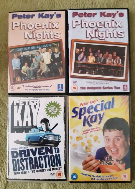 COLLECTION OF PETER Kay Dvds Includes Phoenix Nights Series 1 & 2 EUR ...