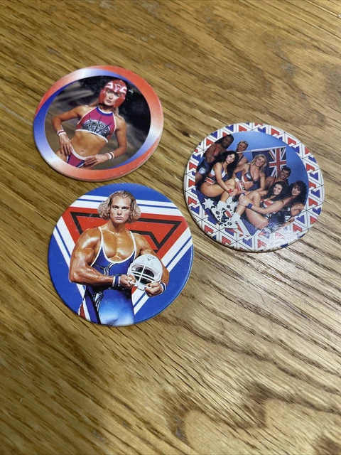 GLADIATORS TV SHOW - Merlin Magicaps Pogs X3 all different (1992) £0.99 ...