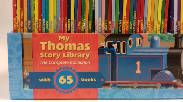 THOMAS THE TANK Engine Story Library Complete Collection 65 Books Boxed ...