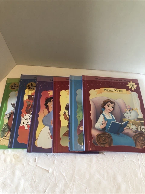 DISNEY STORY TIME Treasures Library Set Vol. 1-5 &19 Carry All Included ...