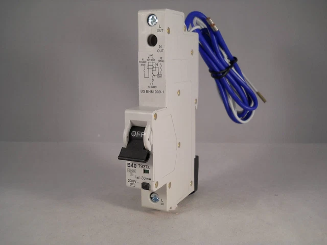 MK RCBO 40 Amp 30mA Type B 40A Sentry B40 07937S 7937S £12.95 - PicClick UK