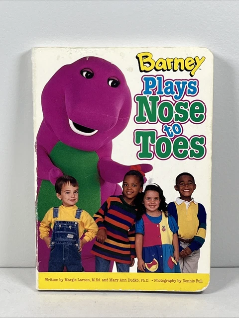 BARNEY PLAYS NOSE to Toes by Larsen, Margie $11.21 - PicClick CA