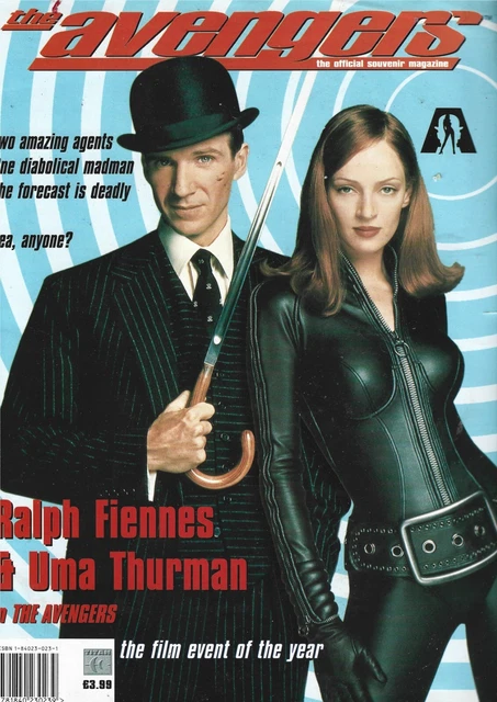 THE AVENGERS OFFICIAL Souvenir Magazine,Like new ,86 pgs.Uma Thurman £6 ...