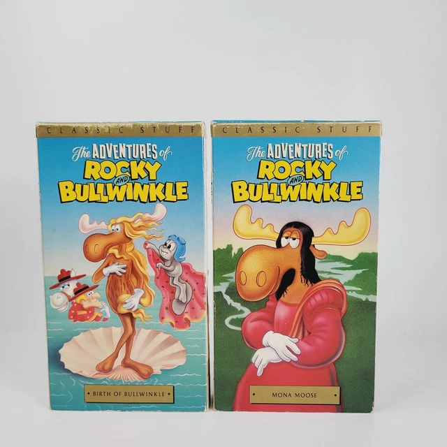 SET 2 THE Adventures of Rocky Bullwinkle Vol 1 & 2 Mona Moose/ Birth ...