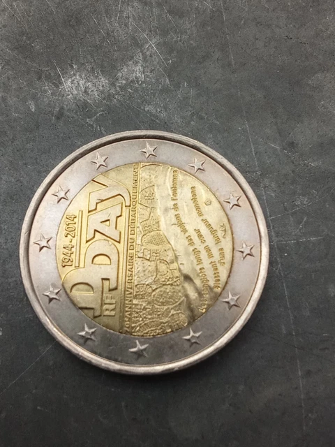Stilvolle 2 Euro Mnze D Day Ebenbild