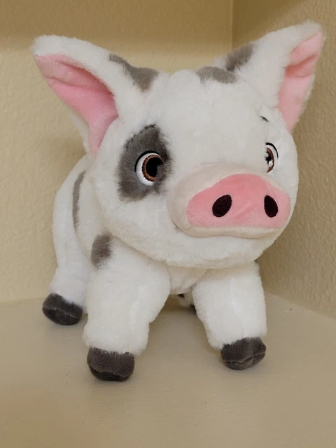 DISNEY STORE MOANA Pet Pua Plush Pig Standing Stuffed Animal Toy 10 ...