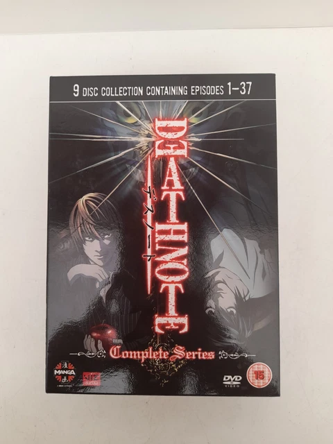 DEATH NOTE COMPLETE DVD Shusuke Kaneko, Tetsuro Araki Complete Series ...
