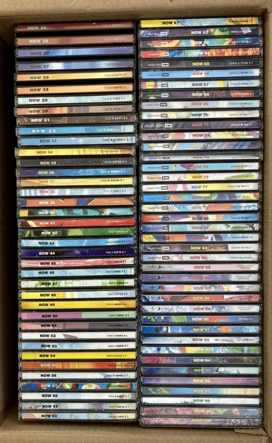 NOW THAT'S WHAT I Call Music CD Albums Complete Run Numbers 26-100 ...