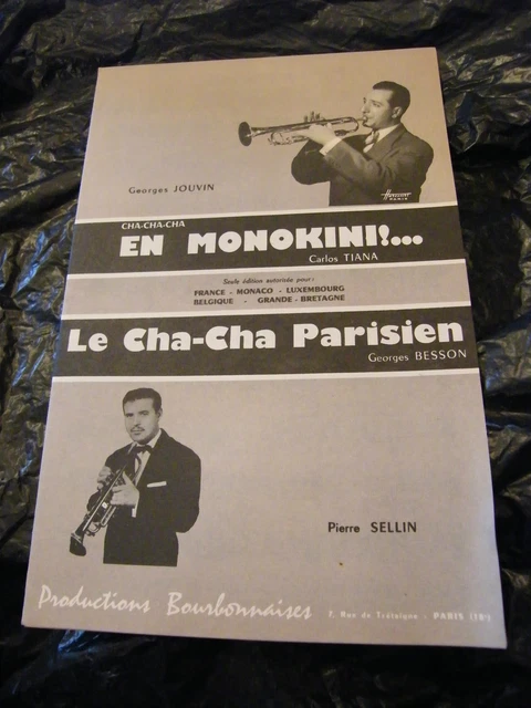 & SPARTITO IN Monokini Music Sheet Carlos Tiana Il Cha Parigino P ...