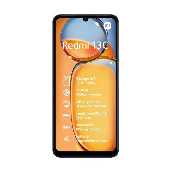 4241837 XIAOMI REDMI 13C 128Gb 6Gb Midnight Black EUR 177,99 - PicClick IT
