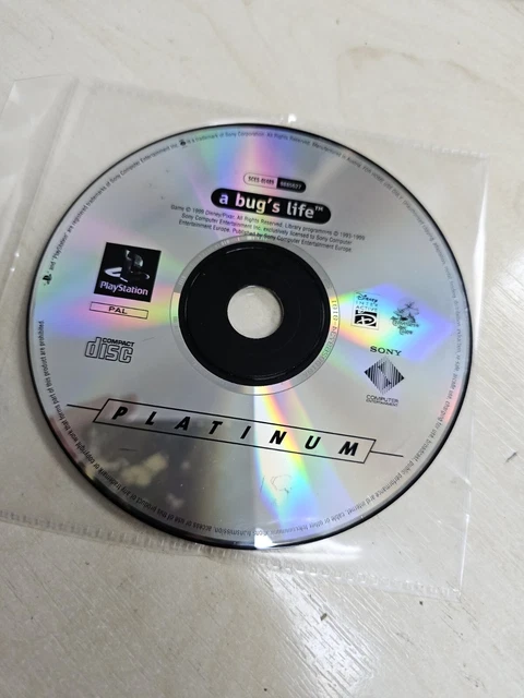 A BUG'S LIFE Disney Pixar - Sony PlayStation PS1 Disc Only £6.49 ...