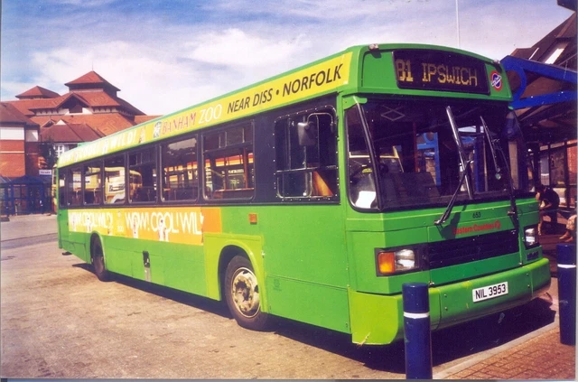 BUS PHOTO NIL3953 Eastern Counties Leyland National Greenway @ Ipswich ...