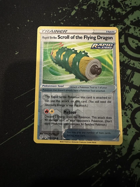 POKEMON TCG | SCROLL OF THE FLYING DRAGON | Reverse Holo 153/203 ...