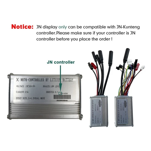 AMÉLIOREZ VOTRE EXPÉRIENCE EBike avec l'écran LCD JN GD01 36V 48V ...