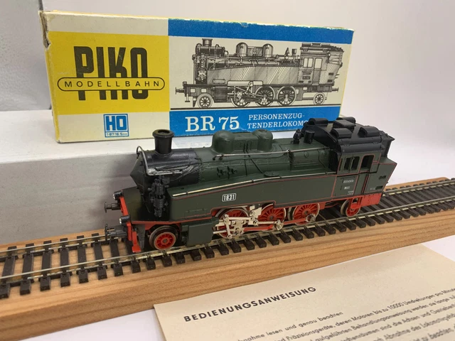 PIKO H0 DAMPFLOK BR 75 1831 K.Sächs. Sts.E.B. Länderbahn DDR/GDR+OVP selten 0613 EUR 63,50 ...