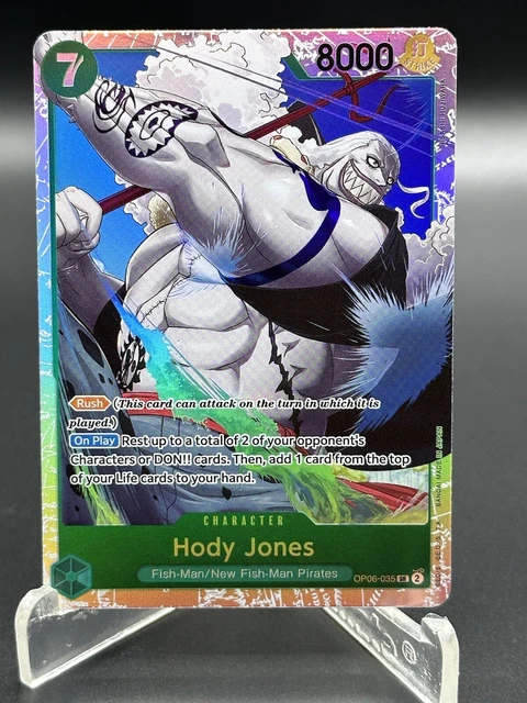 ONE PIECE TCG Wings of the Captain Hody Jones OP06-035 SR NM-M English EUR 5,97 - PicClick FR