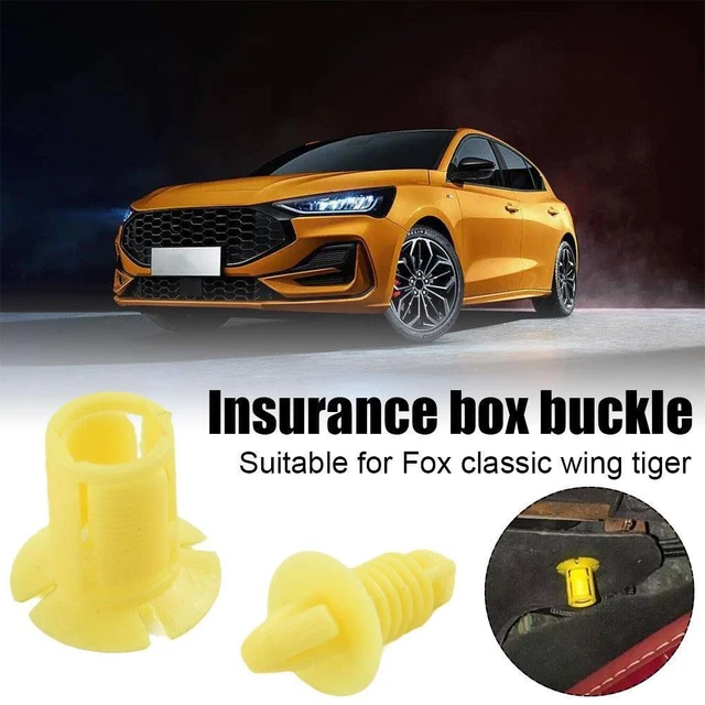 FRONT DASH INSULATOR Fastener Copilot Fuse-Box Cover Plate Clips For ...