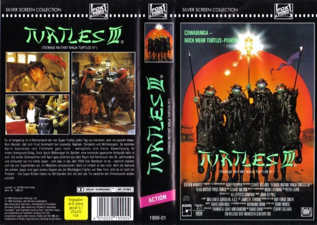 NINJA TURTLES III - Elias Koteas, Paige Turco, Stuart Wilson - (VHS ...