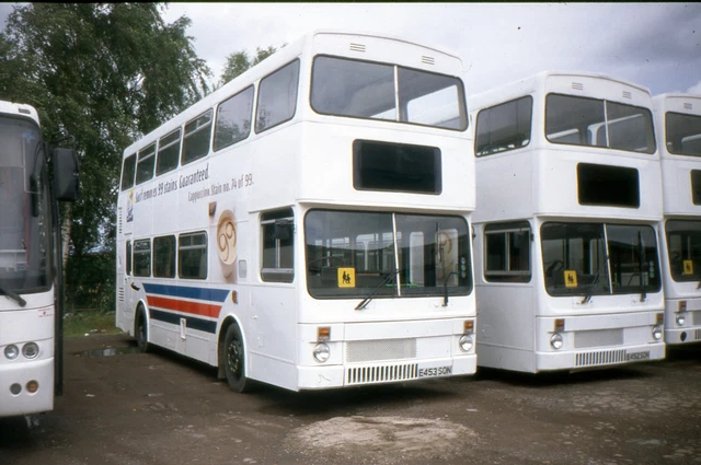 ORIGINAL BUS COLOUR Slide of Prentice E453SON at West Calder.(198) £3. ...