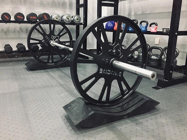 WAGON WHEEL APOLLON Wheels Strongman Weight Plates Pair * 2x 45lbs/20 ...