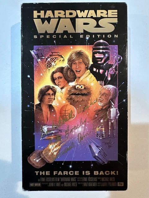 HARDWARE WARS VHS Comedy Special Edition Star Wars Signed By Cinthia ...