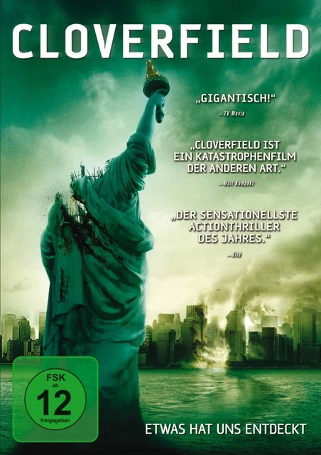 CLOVERFIELD DVD MONSTER Horrorfilm Michael Stahl-David FSK 12 Deutsch ...