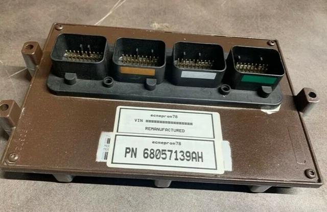 68057139 JEEP WRANGLER Ecm Ecu Pcm Pcu Engine Control Module Computer ...