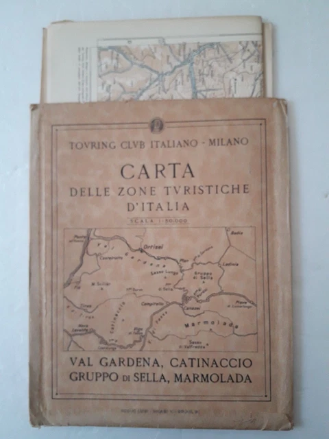 CARTA DELLE ZONE turistiche d'Italia Val Gardena Catinaccio Marmolada ... CARTA DELLE ZONE turistiche d'Italia Val Gardena Catinaccio Marmolada ...