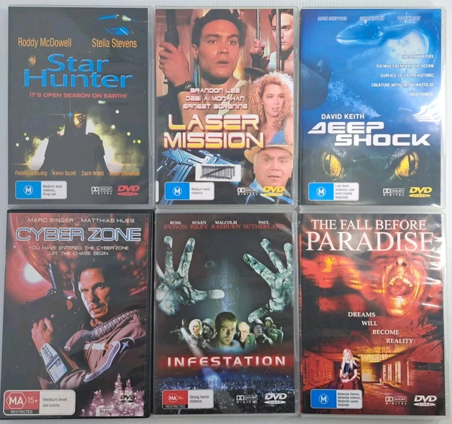 SCIFI FANTASY ACTION DVD Bundle Bulk Lot Movie Pack X 6 Movies Region 4 ...