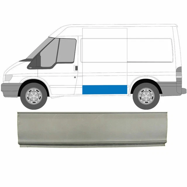 FORD TRANSIT 1985-2000 Porte coulissante Tole de reparation extérieur ...