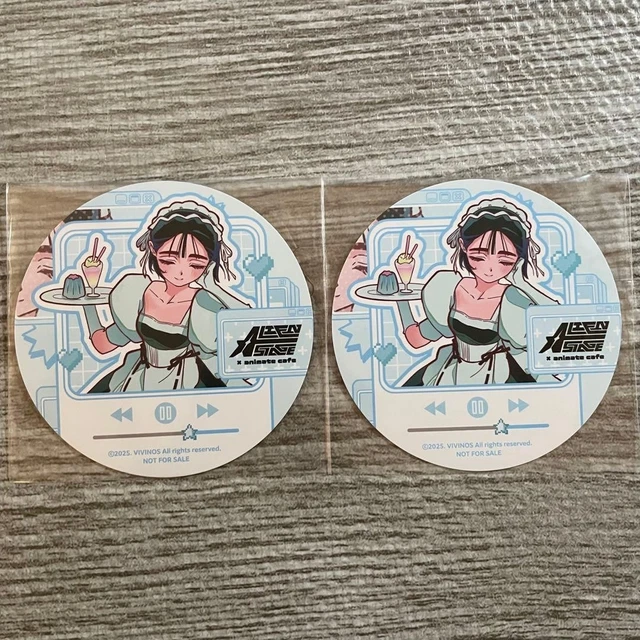 ALIEN STAGE SUA Coaster Set 2 Anime Cafe WaterResistant Used Japan £27. ...