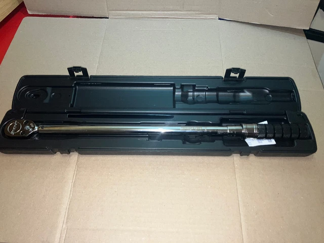 SNAP ON NEW 1/2" Drive Adjustable Click-Type Micro Torque Wrench 50-250 ...