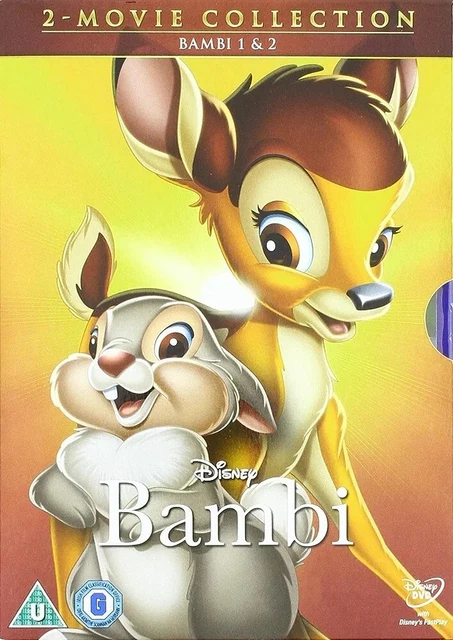 DISNEY BAMBI 2 Movie Collection Dvd Box Set New Sealed Region 2 + Free ...