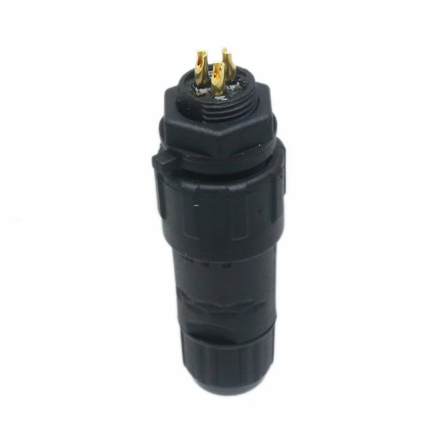 POWER SUPPLY M/F Connector M16 3Pin Waterproof Signal cable aviation ...