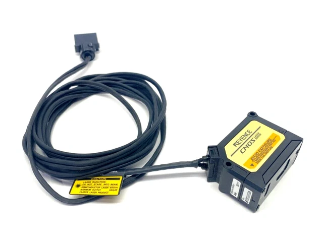 KEYENCE GV-H130 DIGITAL CMOS Laser Sensor Head, Medium-Distance Type ...