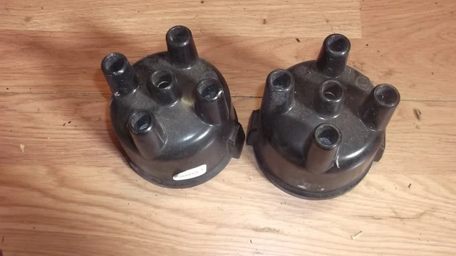 FORD CAPRI MK1 ESCORT MK1 MK2 CORTINA MK2 NEW DISTRIBUTOR CAP x 2 £14. ...