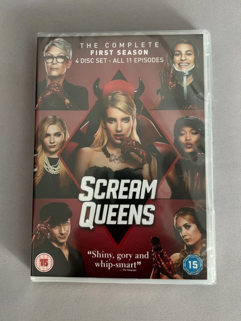 SCREAM QUEENS COMPLETE First Season Dvd Emma Roberts New Factory Sealed Uk £14.99 - PicClick UK