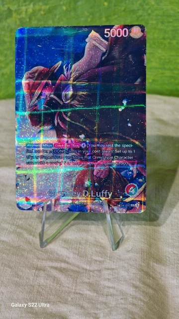 ONE PIECE TCG Monkey D. Luffy Custom Parallel Leader OP 01 EUR 20,00 ...