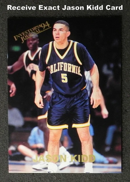 JASON KIDD 1994 Investor's Journal Gold Card #6 "PROSPECT"_EXACT CARD ...