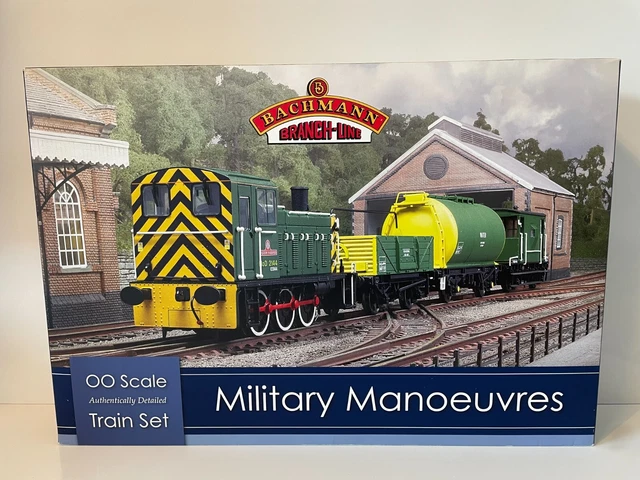 BACHMANN 30-130 OO Gauge MILITARY MANOEUVRES TRAIN SET £155.00 ...