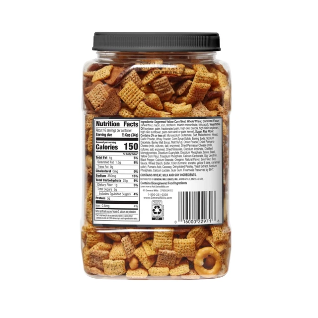 CHEX MIX CHEDDAR Snack Mix, Salty Snacks Tub, 20 oz $43.26 - PicClick CA