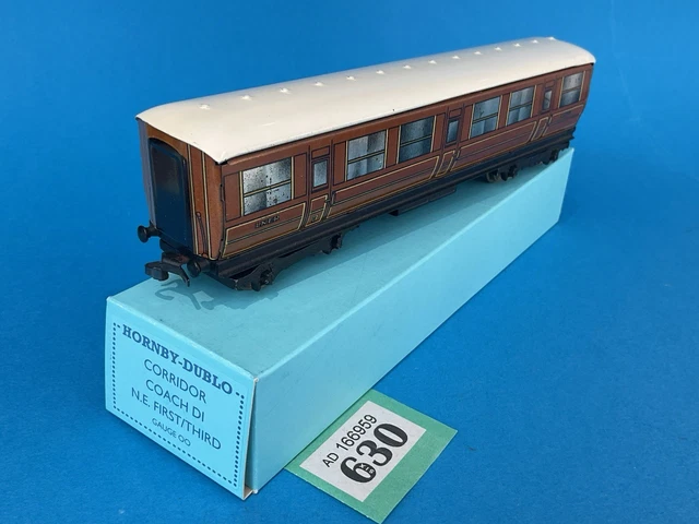 HORNBY DUBLO 32010 1st/3rd Teak Coach, Boxed, NMC, OO, 3 Rail. £16.99 ...