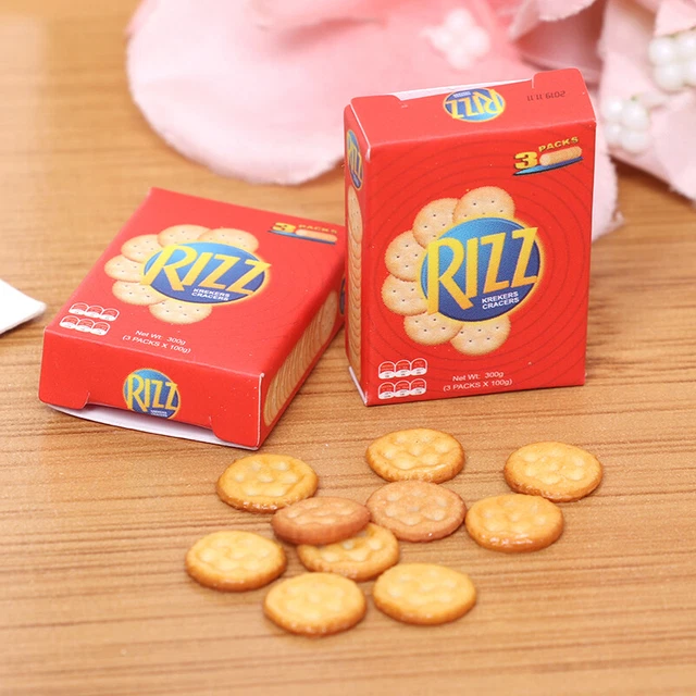 MINI 1/6 SCALE Miniature Dollhouse Cookies with Boxes Pretend Play ...