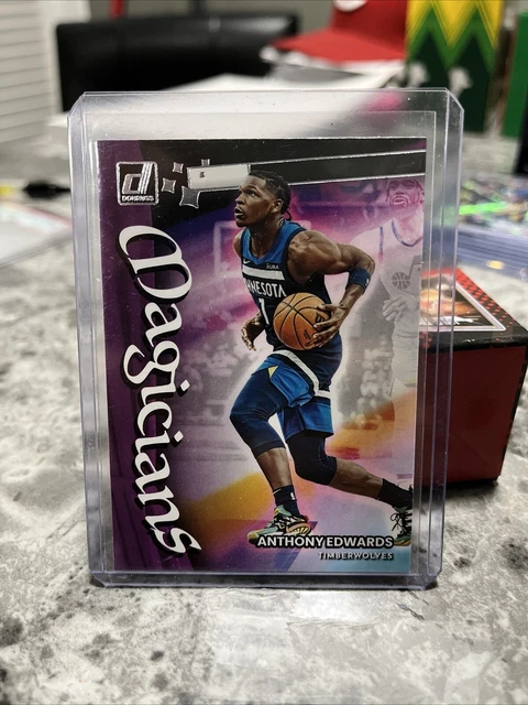 2022-23 DONRUSS ANTHONY Edwards Magicians #10 Minnesota Timberwolves ...