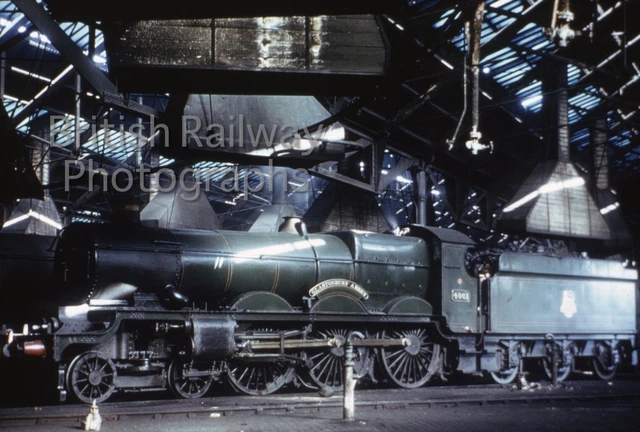 BR BRITISH RAILWAYS Colour Rail 35mm Slide Steam Loco 4061 at Swindon ...