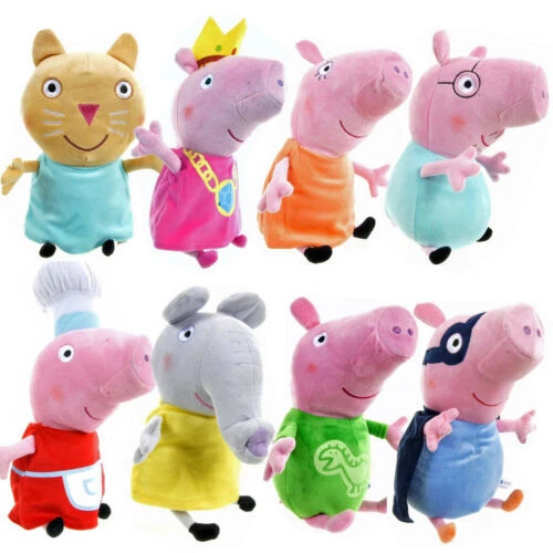 NEW OFFICIAL PEPPA Pig Plush Soft Cute Cuddly Fun Kids Toy Teddy Bear ...