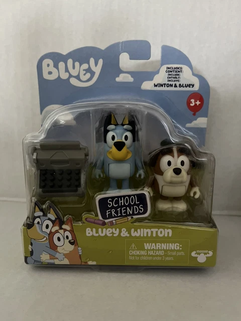 BLUEY SCHOOL FRIENDS Bluey & Winton Figures £10.00 - PicClick UK