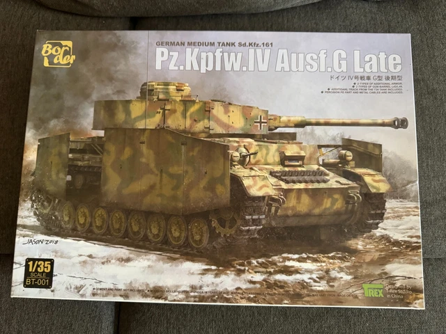 BORDER MODEL - Panzerkampfwagen IV Ausf. G Late - 1/35 Model Kit EUR 65 ...