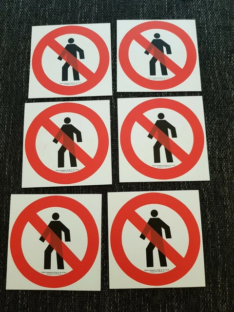 GDR DEWAG SIGN signograph ACCESS PROHIBITED sign PVC 70/80s £30.74 ...