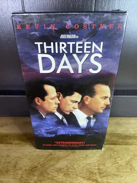 THIRTEEN DAYS KEVIN Costner Vhs President Robert F Kennedy Cuba (Vhs ...